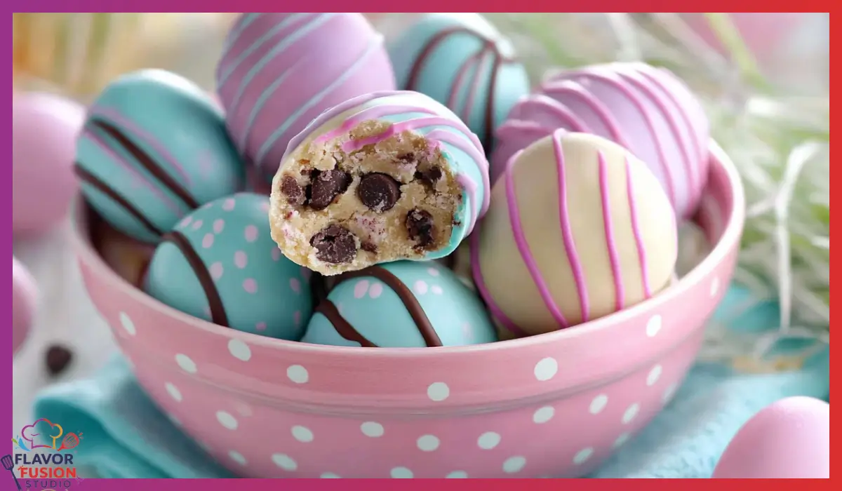 Easter Egg Cookie Dough Truffles – Easy No-Bake Dessert