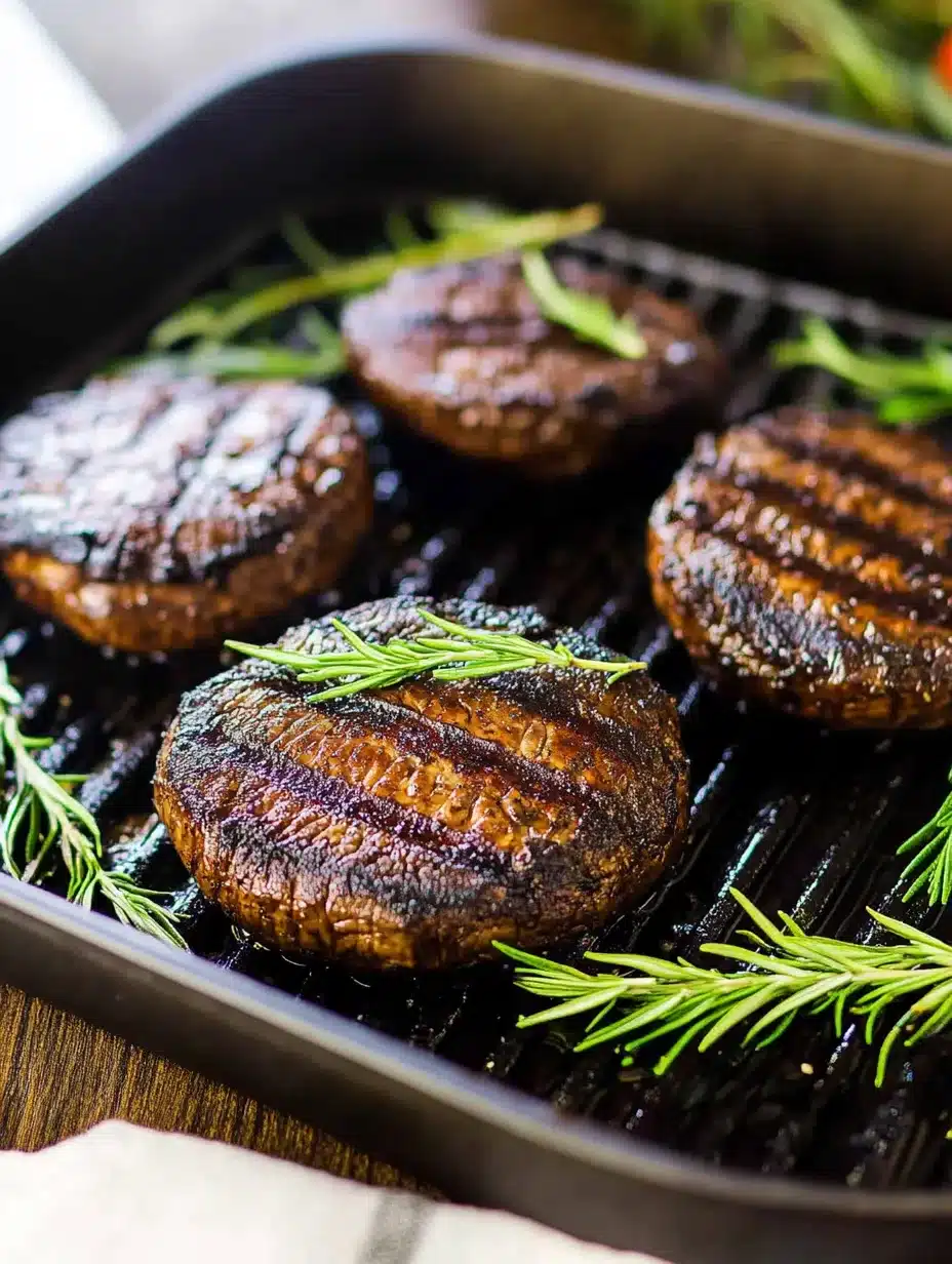 Grilled Portobello Mushrooms with Garlic Marinade: An Amazing Ultimate Recipe - Flavor Fusion Studio