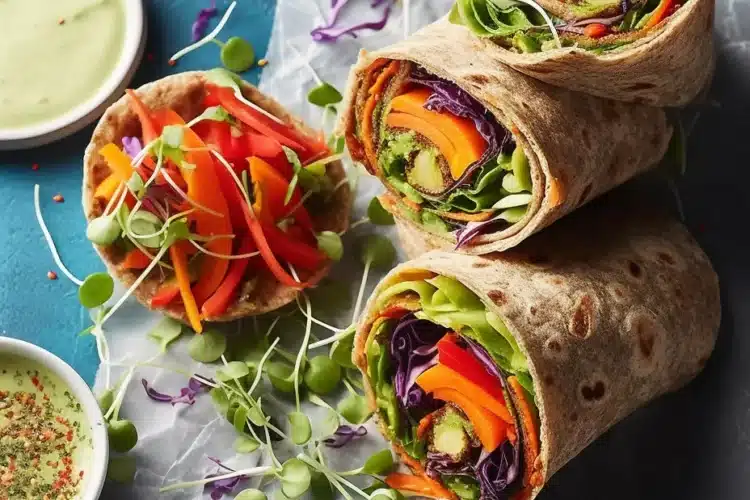 Rainbow Veggie Wraps: An Incredible Ultimate Recipe for 7 Colors ...