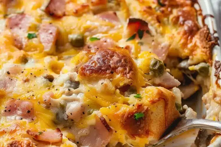 Bubble Up Ham and Cheese Biscuit Breakfast Casserole: An Incredible ...