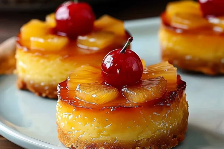 Homemade Mini Pineapple Upside-Down Cheesecake: An Incredible 7-Step ...